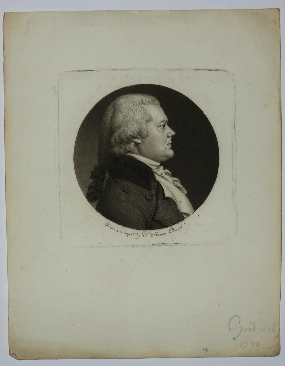Portrait de Chauncey GOODRICH (Durham 1759-1815 Hartford). 1799 ...